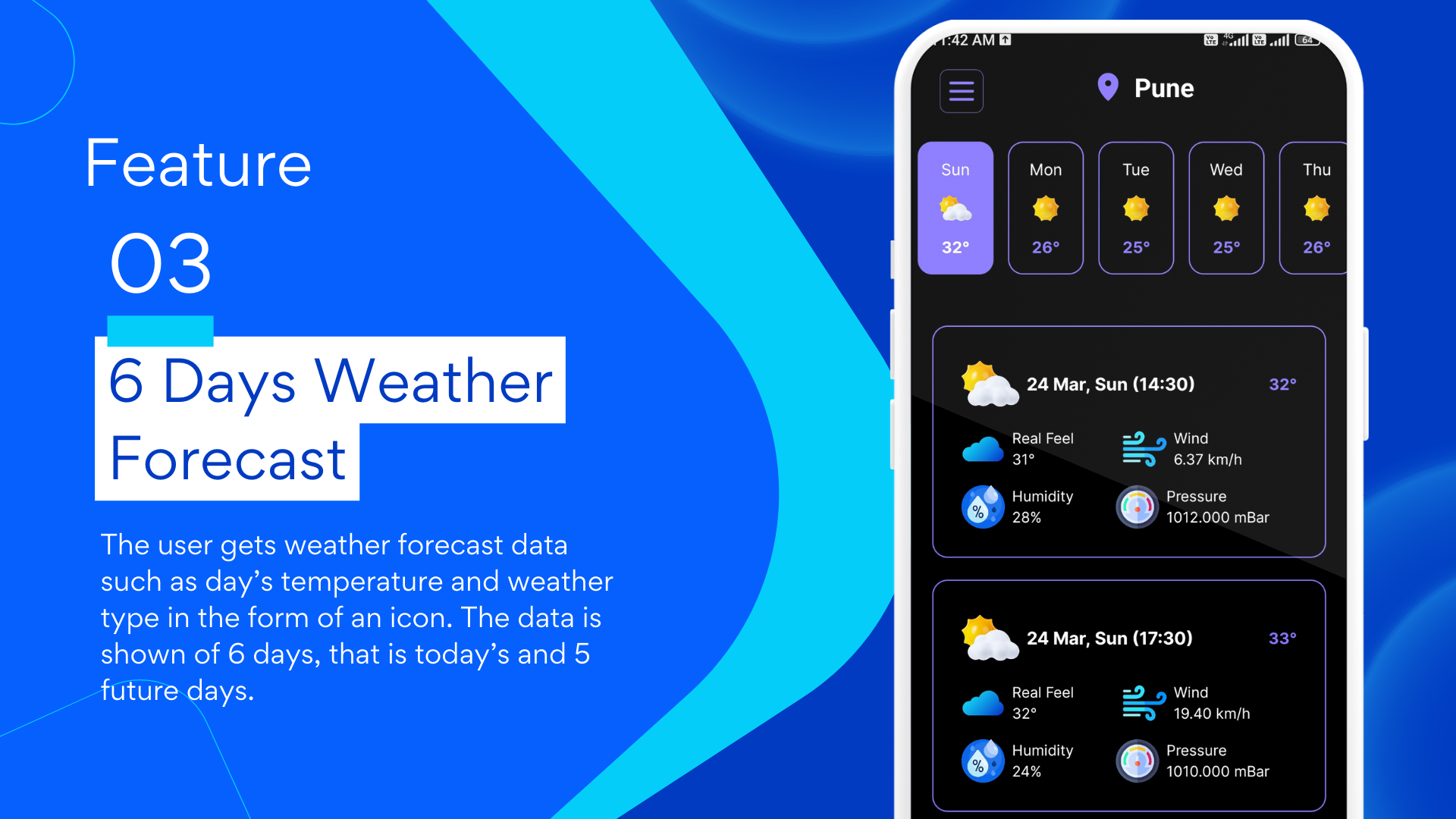 Weather App - Hourly and Daily Weather Forecast Android App by techno-studios